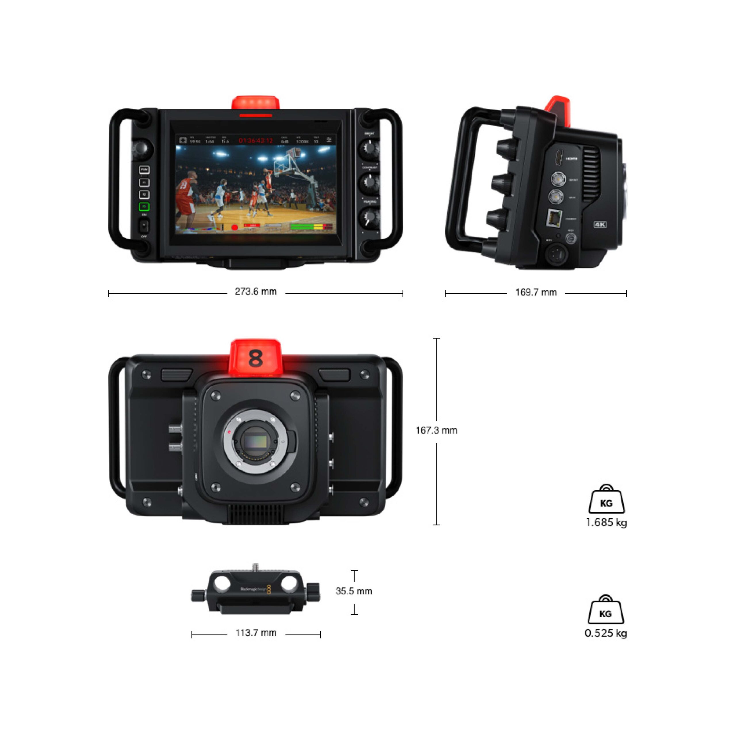 Camara montura MFT | Studio Camera 4K Pro – BLACKMAGIC – Shopper Mall