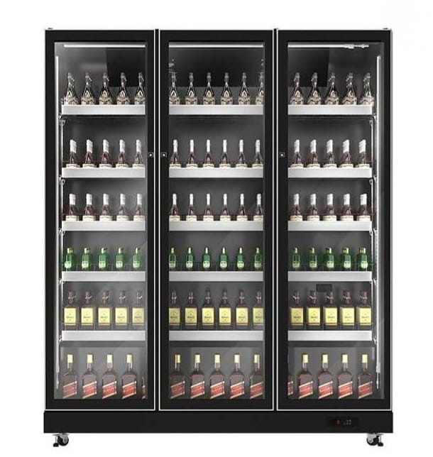 Enfriador exhibidor vertical de 37 pies cubicos – PREMIERE BY ABM – Shopper Mall