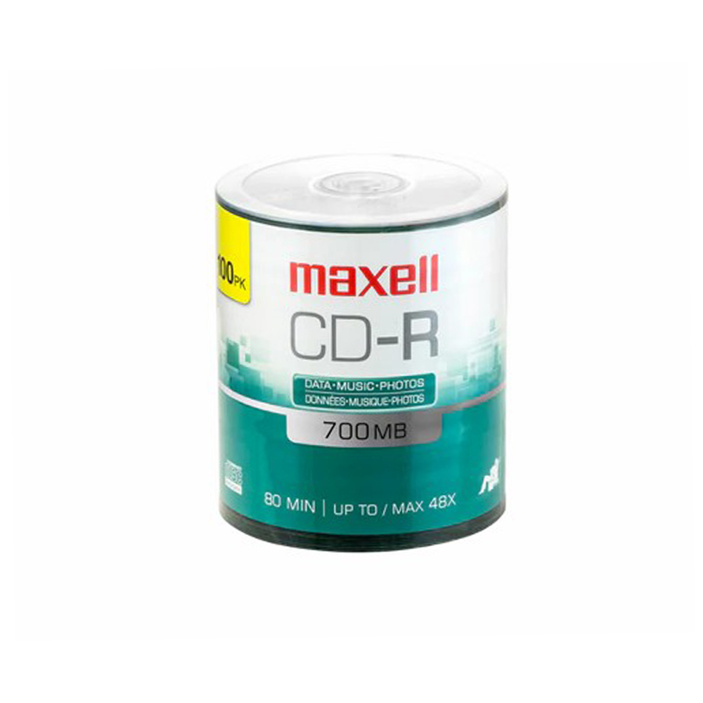 Maxell - CD-ROM de 700MB BULK 100 unidades - CD-RBULK100