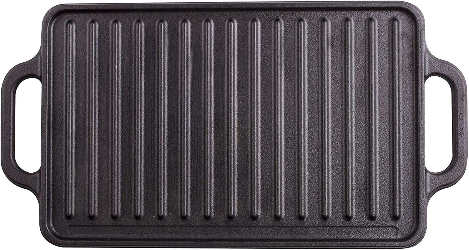 Parrilla / Plancha rectangular de hierro fundido MARCA VICTORIA – Shopper Mall