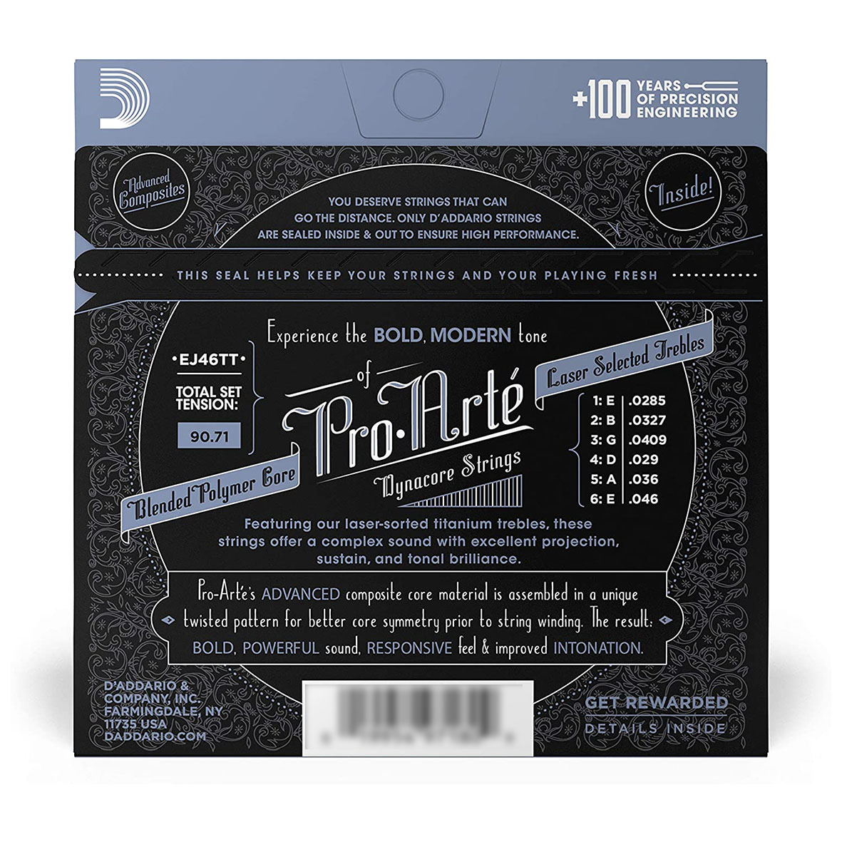 Juego de cuerda Pro Arte EJ46TT - D Addario