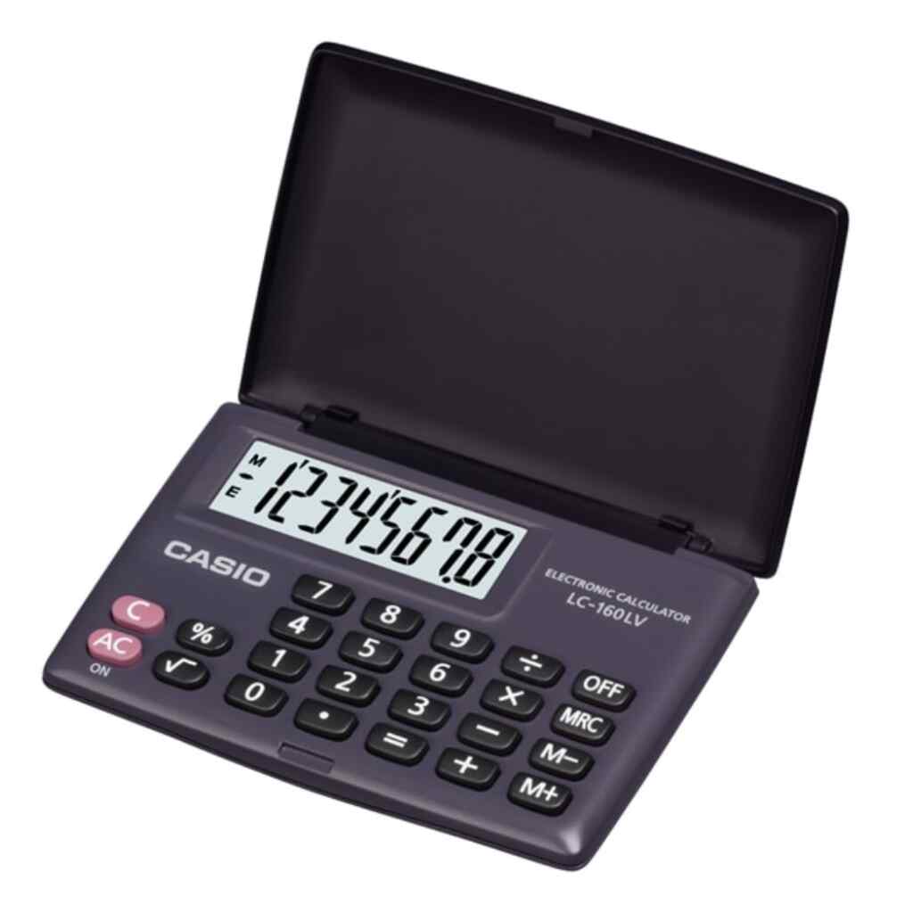 Calculadora portatil | LC-160LV-BK-W-D - CASIO