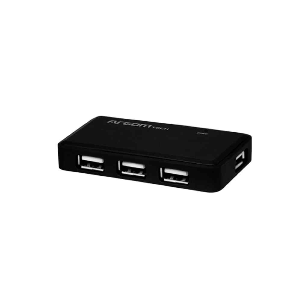 Hub 4-puertos usb 2.0 negro l ARGOM