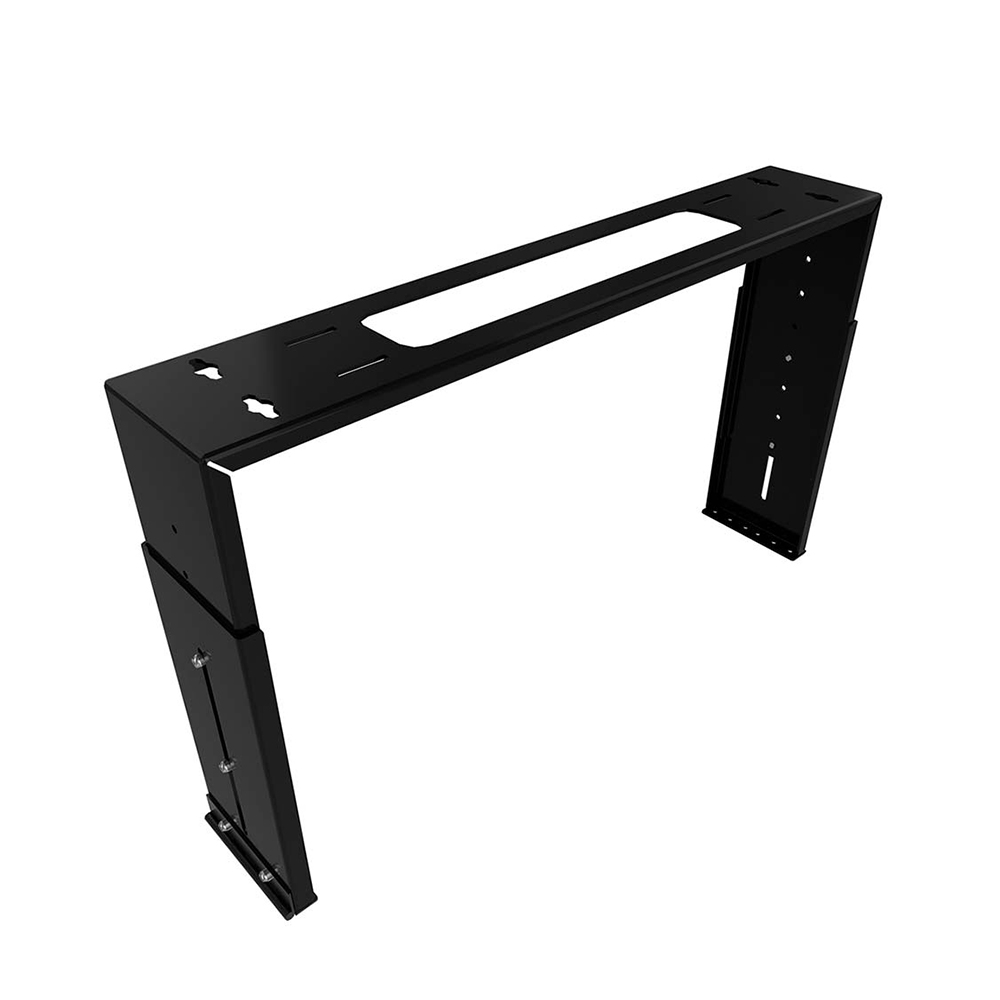 Nexxt Solutions - Bracket de Pared 4U - Acero inoxidable - Negro - Rack
