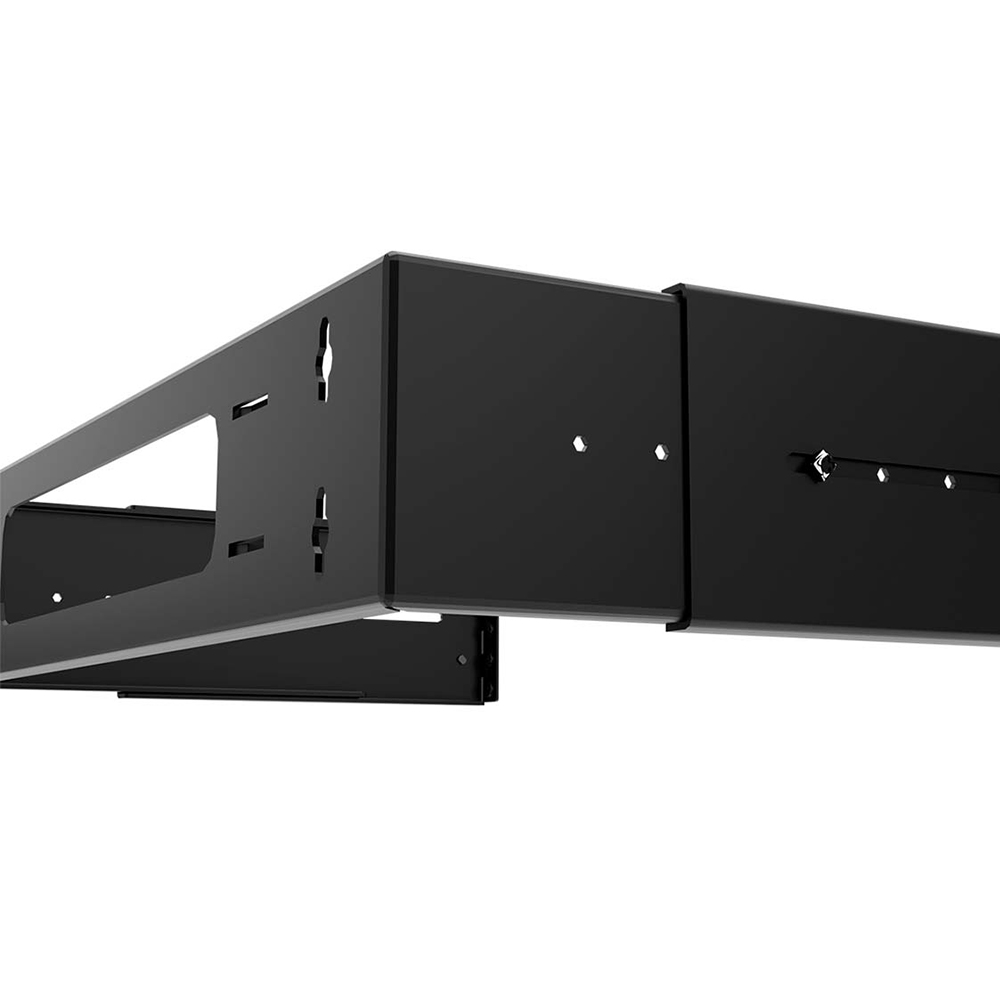 Nexxt Solutions - Bracket de Pared 4U - Acero inoxidable - Negro - Rack