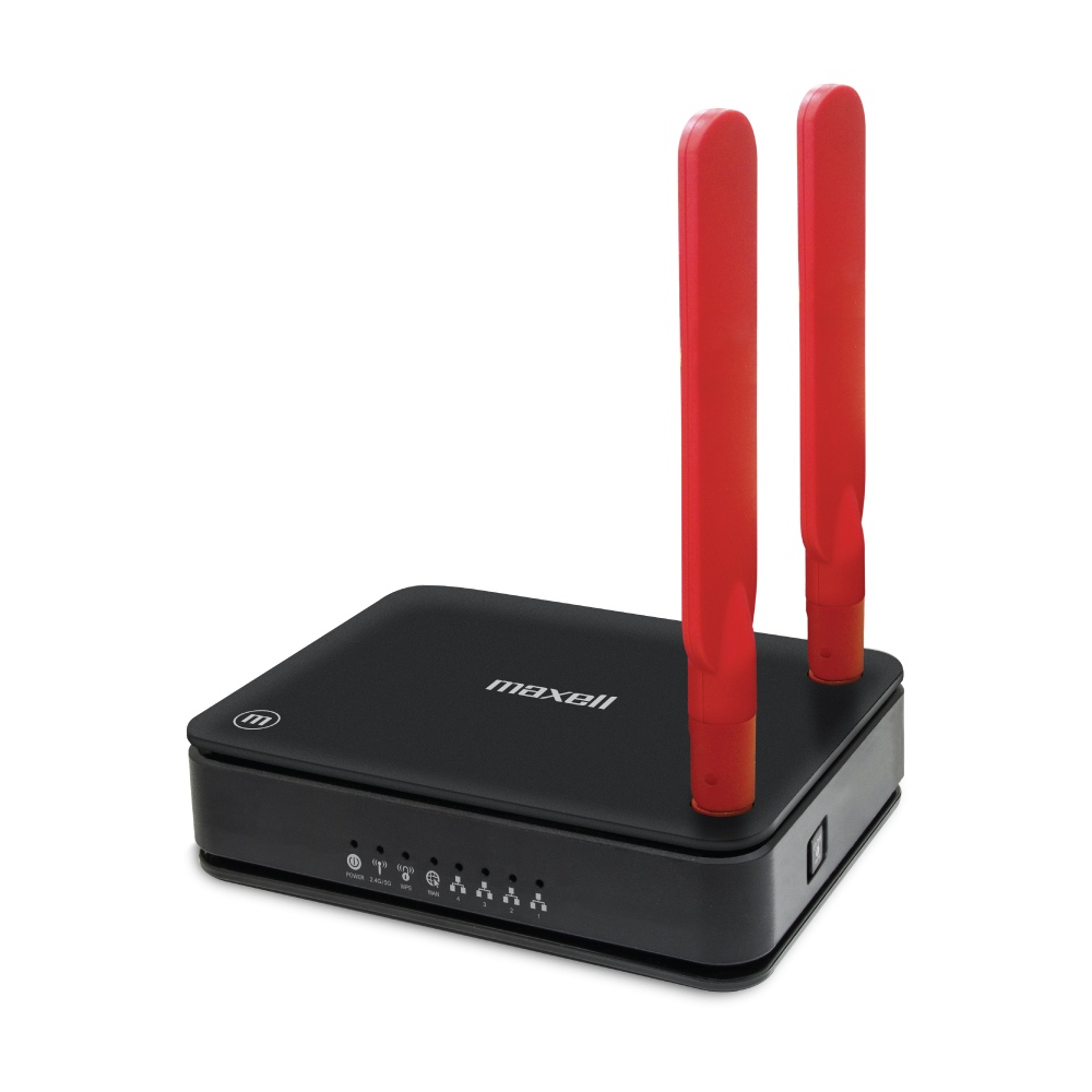 Maxell - Router inalambrico Rabbit - 2T2R-1200AC