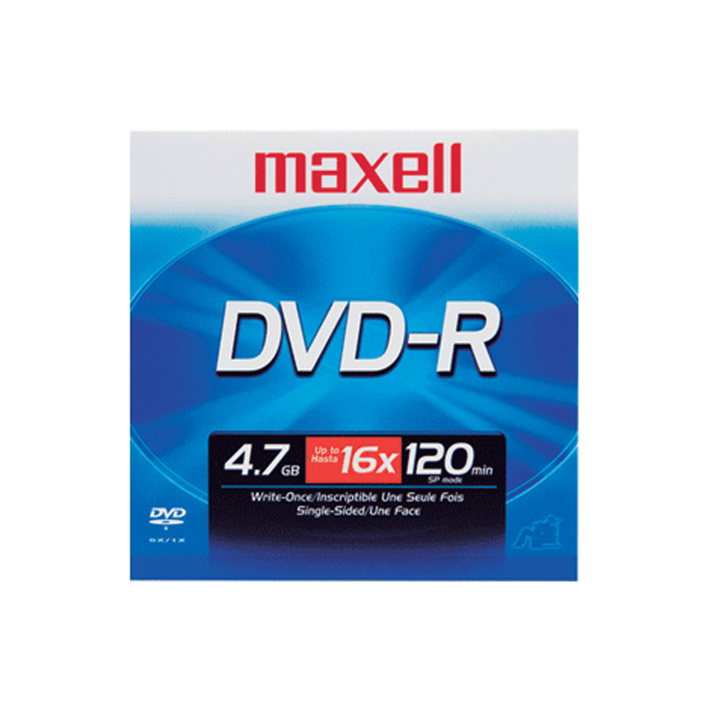 Maxell - DVD-R 4.7 GB. Sobre de Carton