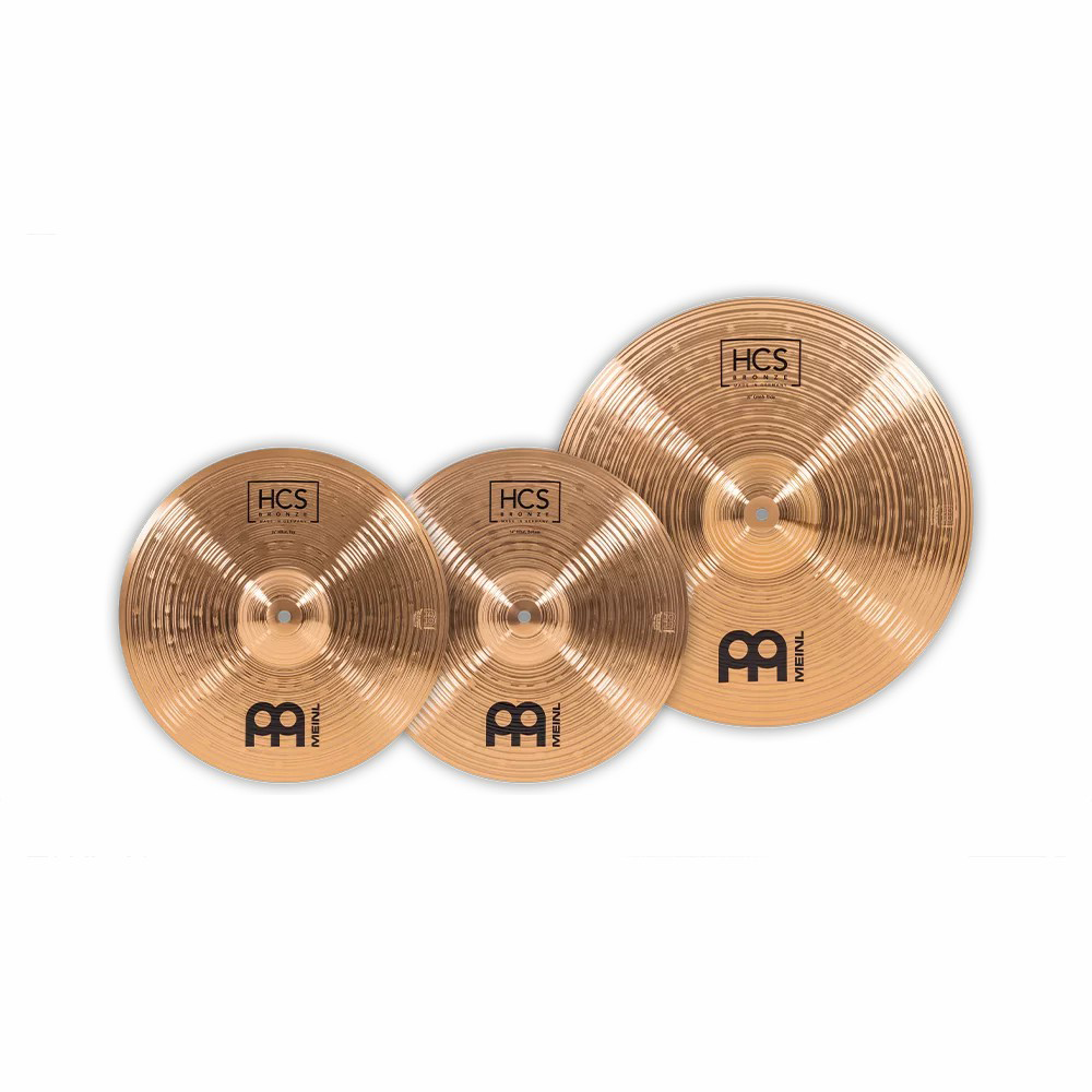 Meinl Cymbals - Set de platillos HCS Bronze basic cymbal - HCSB1418