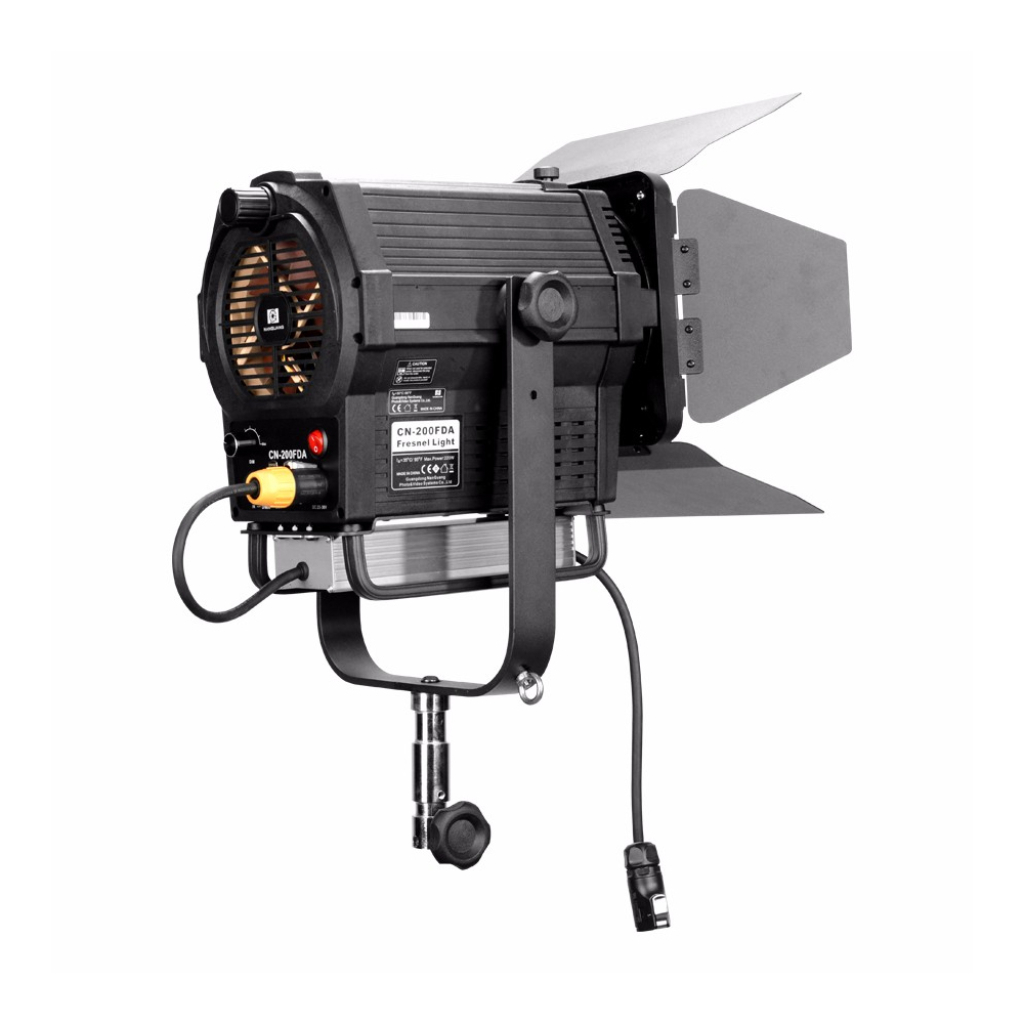 lampara fresnel con bulbo led 200w 5600k | NAN-L-CN-0200FDA