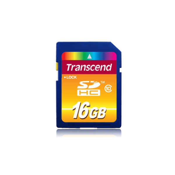MEMORIA SD DE 16GB CLASE 10 | TS16GSDHC10 -Transcend