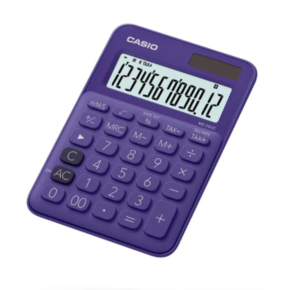 Calculadora de mesa compacta 12dig | MS-20UC-PL - casio