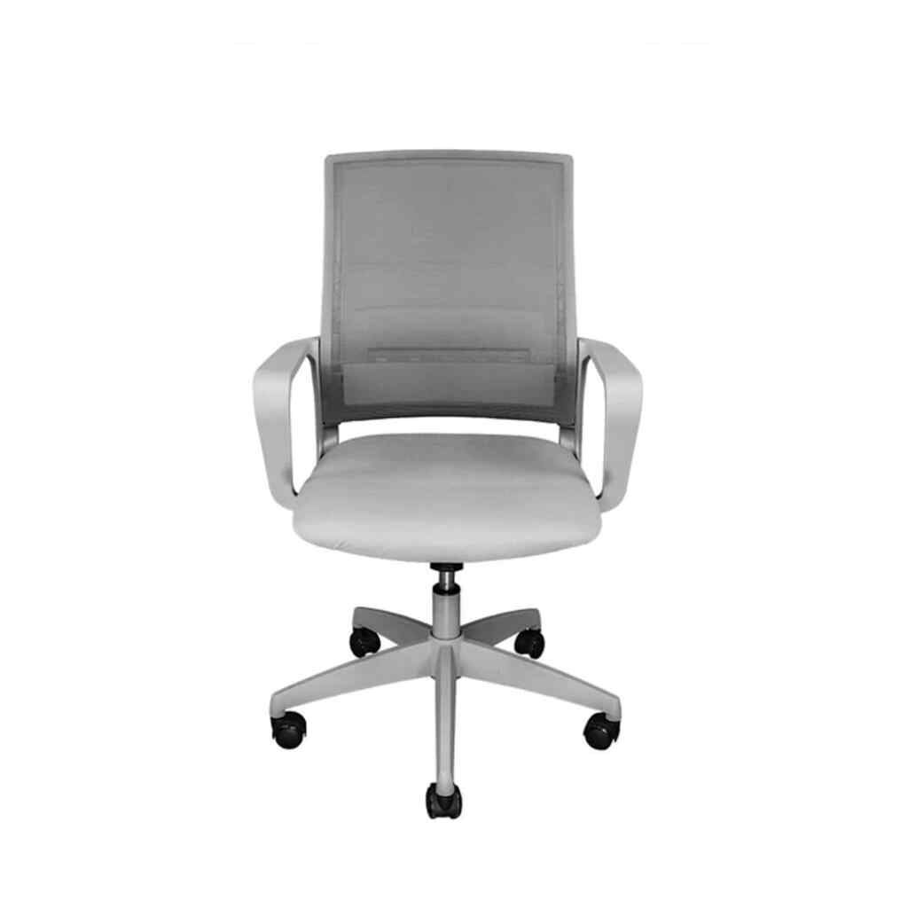 Silla Mesh y tela gris | Grace