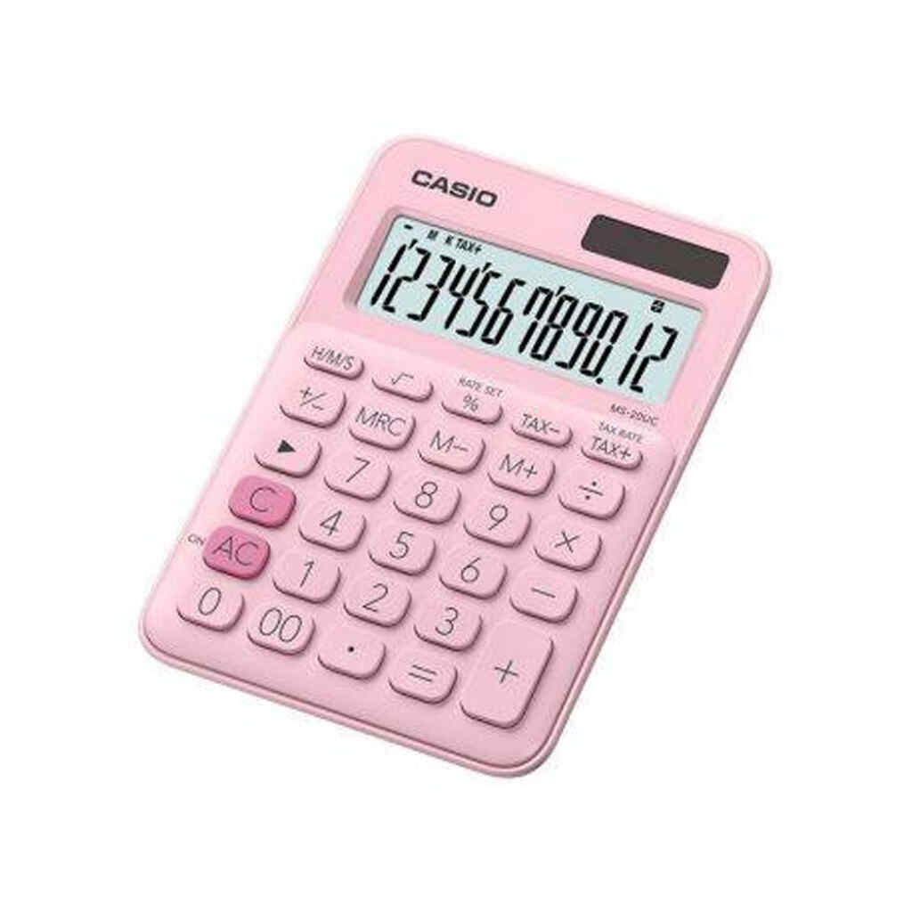 Calculadora de mesa compacta 12 DIG | MS-20UC-PK – Casio – Shopper Mall