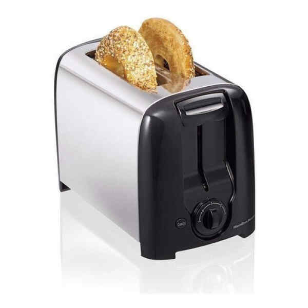 Tostadora Negro de 2 Rodajas de pan MARCA HAMILTON BEACH