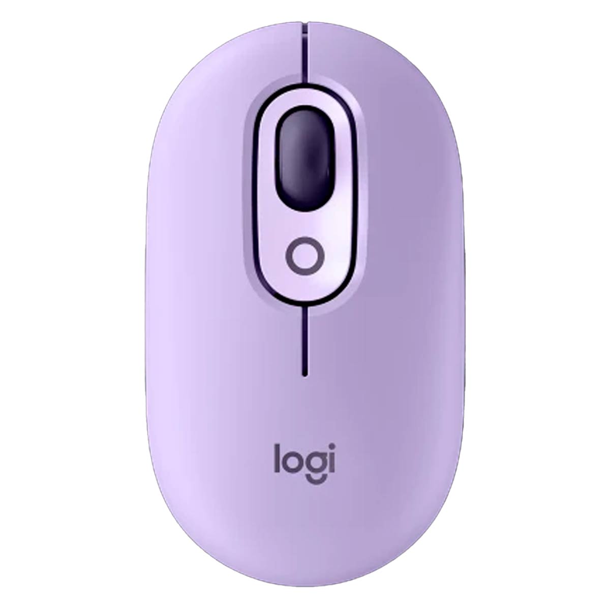 Logitech - Mouse - Wireless - Purple - With Emoji Cosmos Lavender