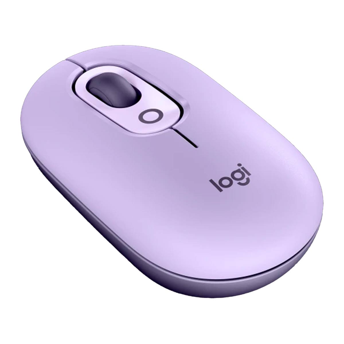 Logitech - Mouse - Wireless - Purple - With Emoji Cosmos Lavender