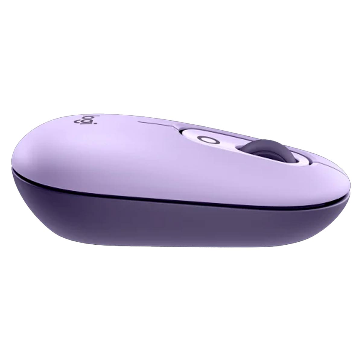 Logitech - Mouse - Wireless - Purple - With Emoji Cosmos Lavender