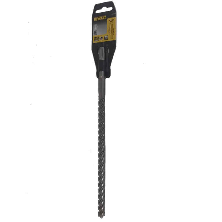 Broca Para Rotomartillo Sds Plus, 1/2 X 10 X 12 Pulg, 4 Caras. Marca Dewalt