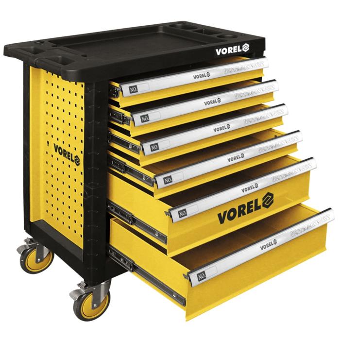 Gabinete Metalico 6 Gavetas, 2 Rodos con Freno y Llave | 58539.0 - VOREL