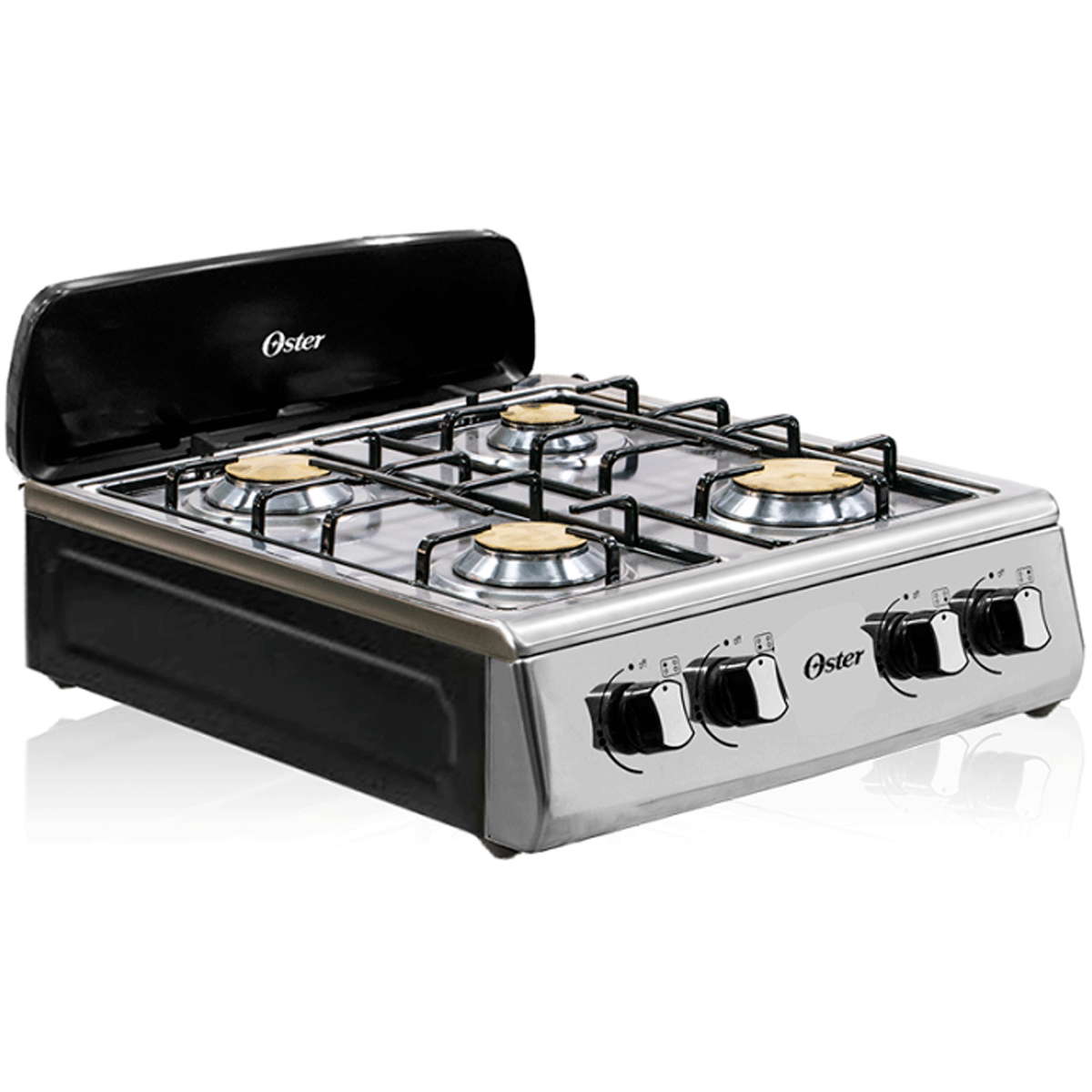 Estufa de Mesa, a Gas, Color Gris Metalico | OSGSTB20IS - Oster