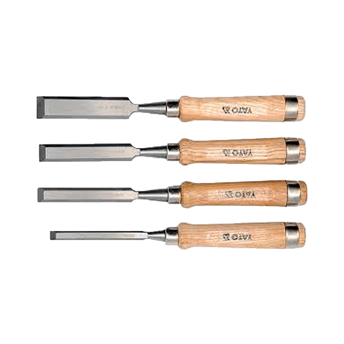 Formones Mango Madera 4 Pcs Yt-6260