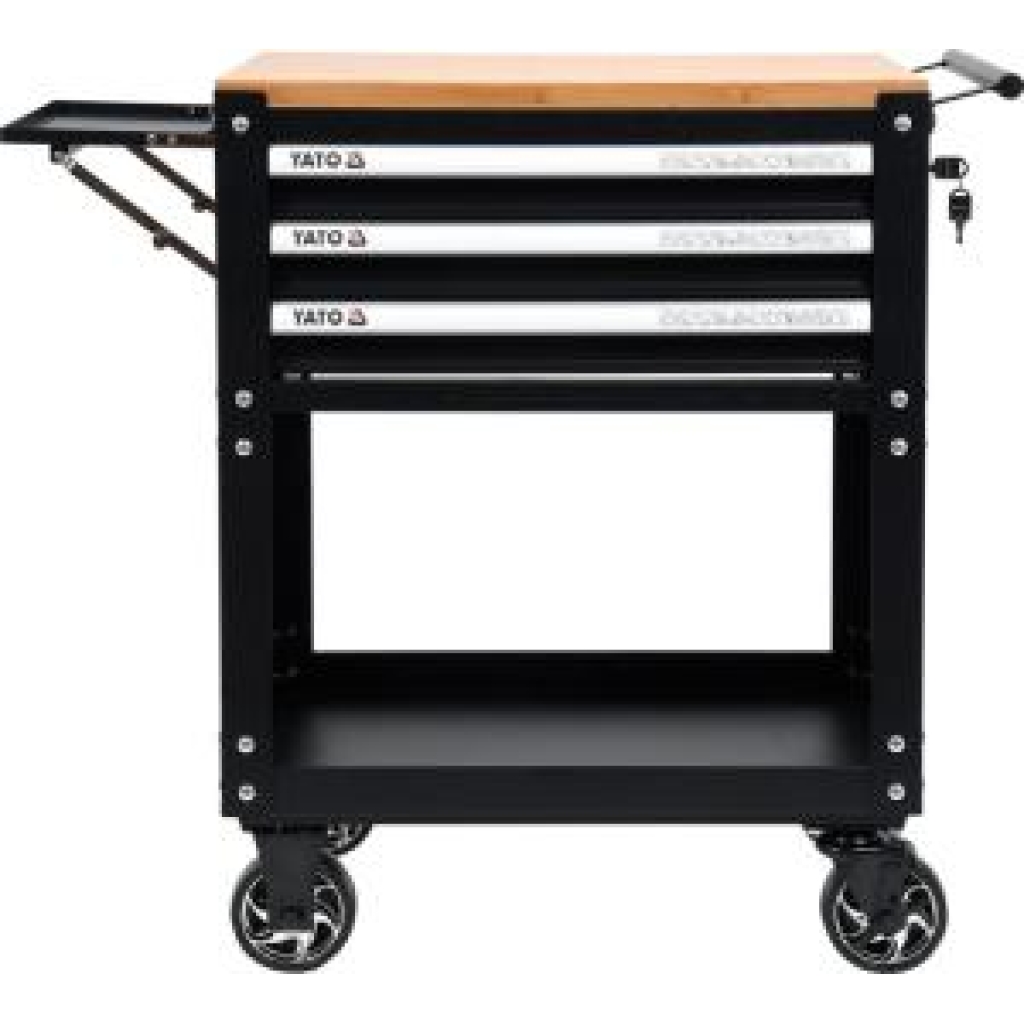 Gabinete Metalico 3 Gavetas Top Madera | YT-55281 - YATO