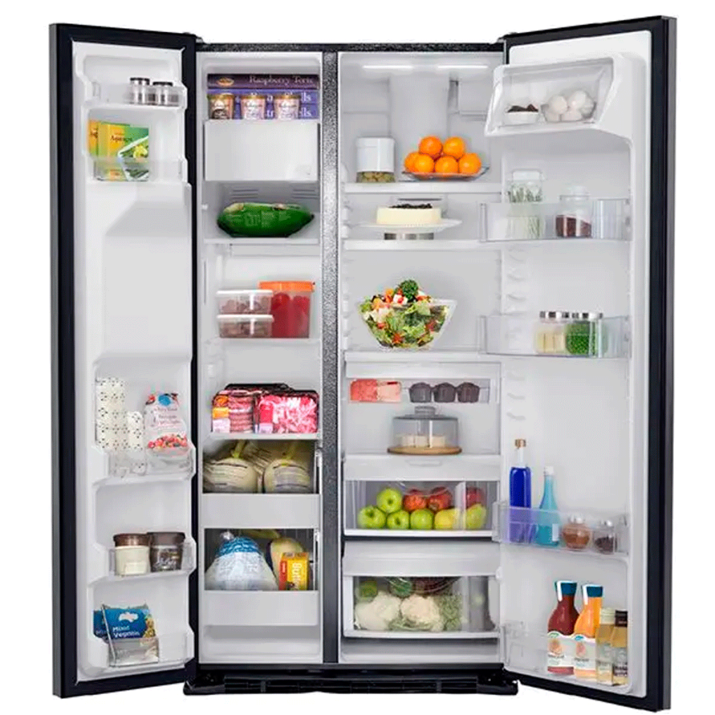 Refrigerador Side By Side de 26 cubicos con Panel Electronico ...