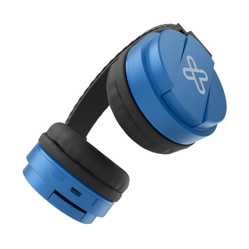 Audifonos tipo Headset Fury Pro Bluetooth con Microfono Azul | KWH-001BL - Klip Xtreme