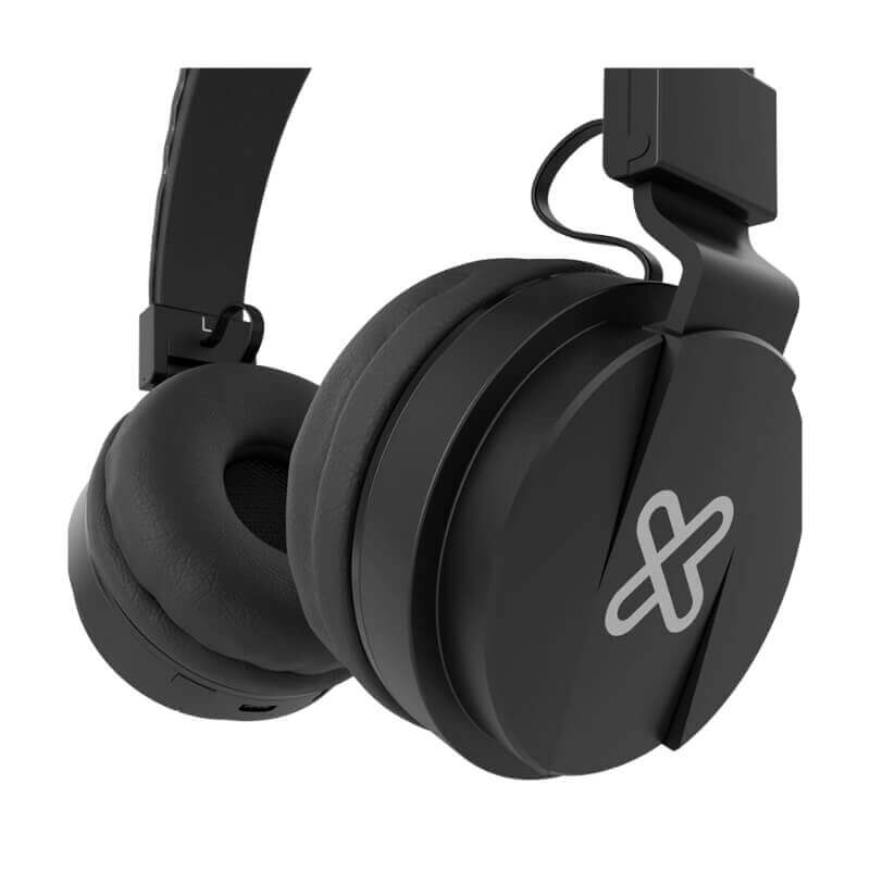 Audifonos tipo Headset Fury Pro Bluetooth con Microfono Negro | KWH-001BK - Klip Xtreme