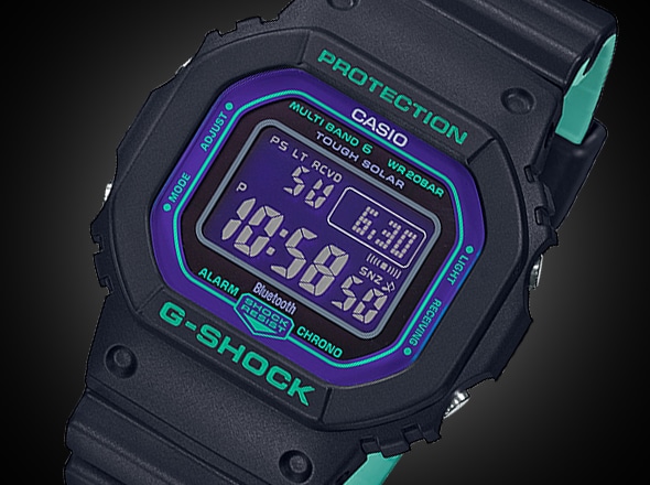 Reloj G-Shock Tough Solar WR200M | GW-B5600BL-1 - CASIO