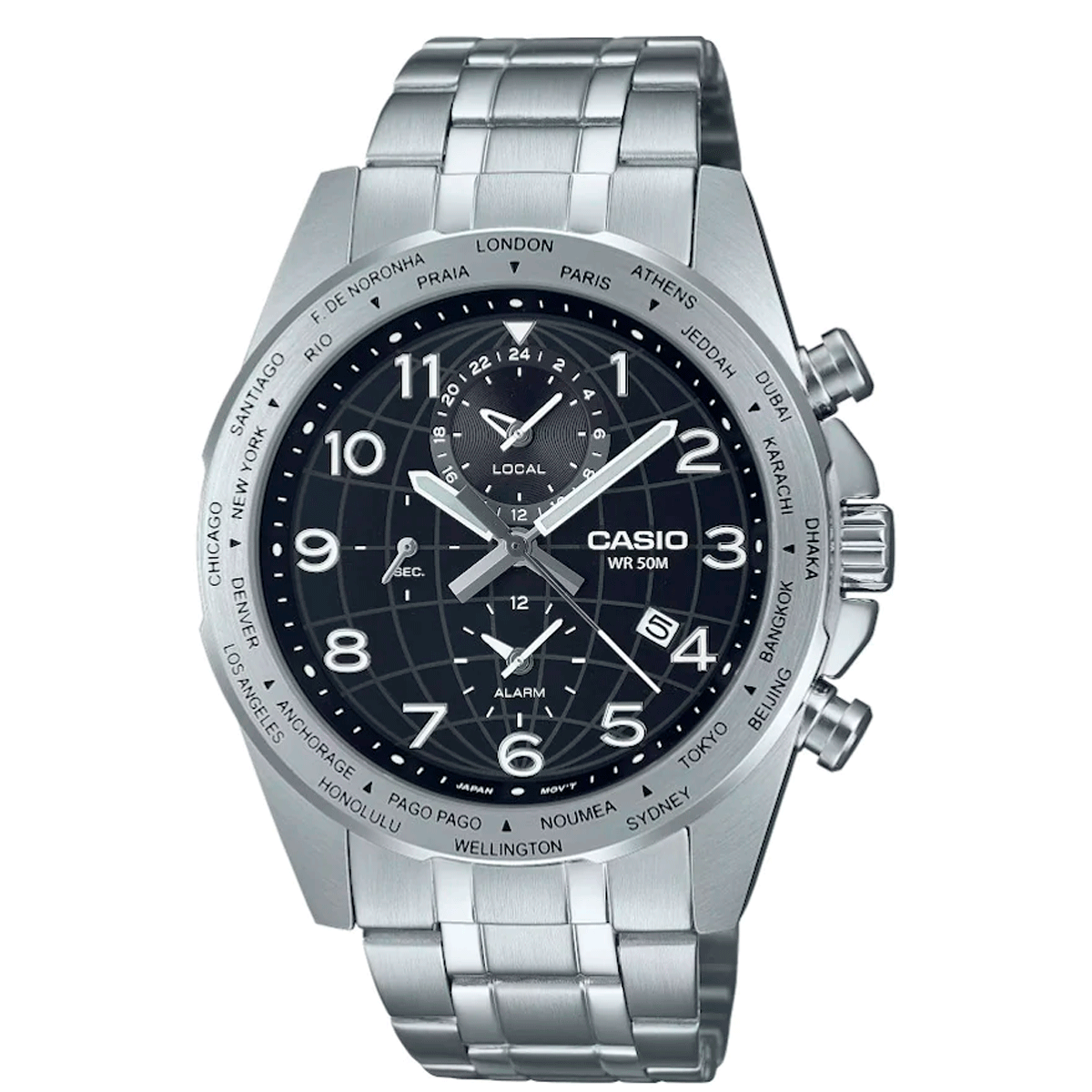 Reloj Metal 50 Metter WR | MTP-W500D-1AVDF – CASIO – Shopper Mall