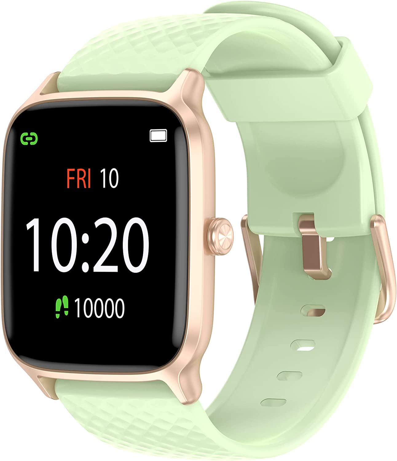 Reloj Inteligente, Verde/Dorado con Pantalla Tactil LCD | LF-EW1-LGN-GD ...