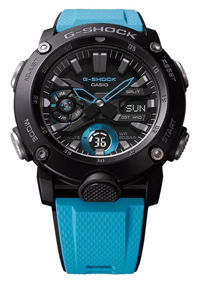 Reloj G-Shock Standard WR200M | GA-2000-1A2 - CASIO