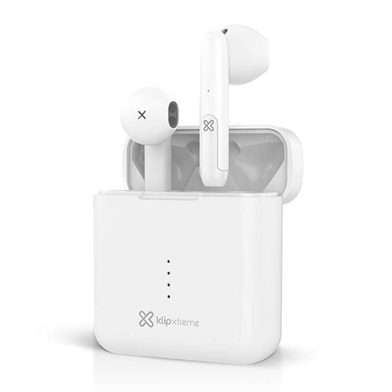 Audifonos Bluetooth In-ear Twintouch Touch con Microfono, Blanco | KTE-010WH – Klip Xtreme ...