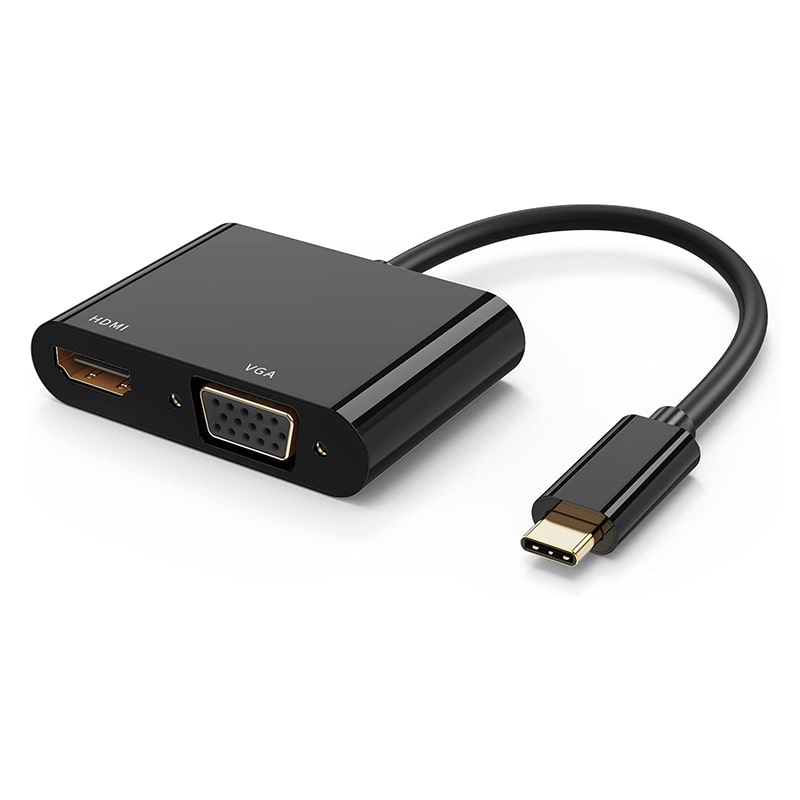 Hub 2-en-1 AO-AD-1007 USB-C a HDMI y VGA Negro | 810098150378 – AON ...