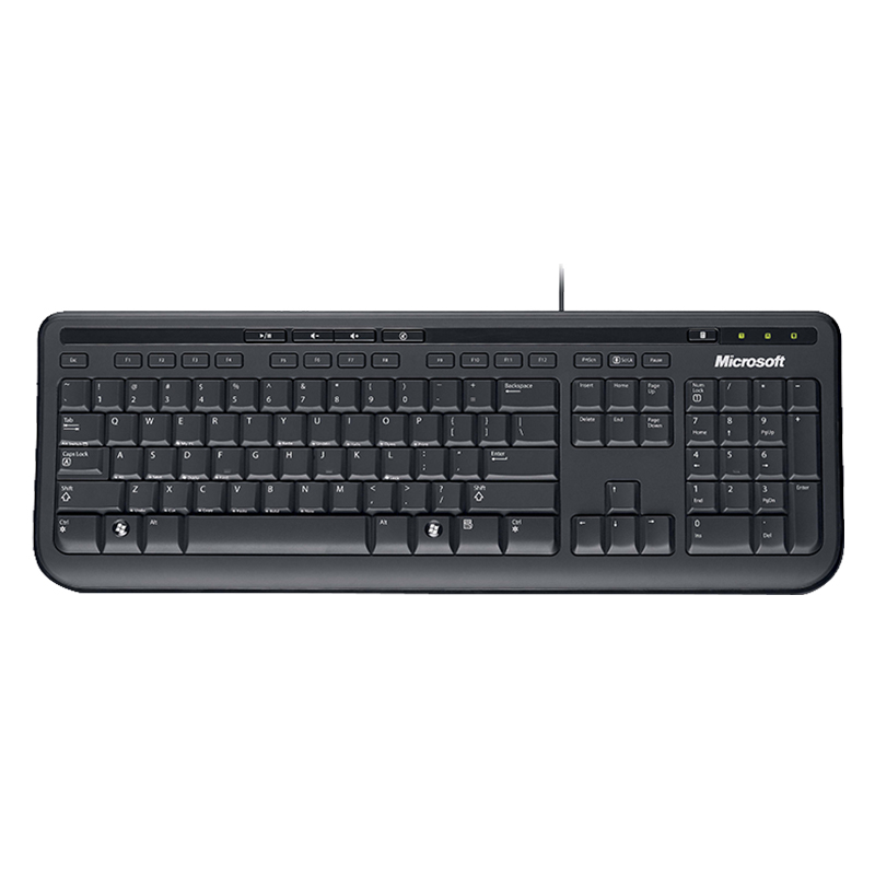 Teclado USB Wired 600 Ingles | ANB-00001 – Microsoft – Shopper Mall