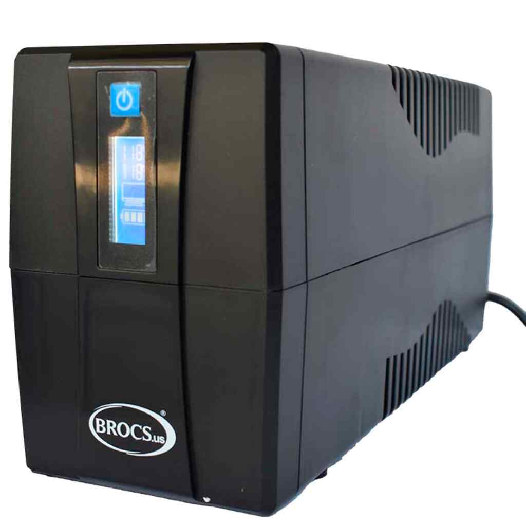 Ups de 750va/375Watts, 110V/60HZ, LCD, Línea Interactiva | BRUPS750VALCD - BROCS