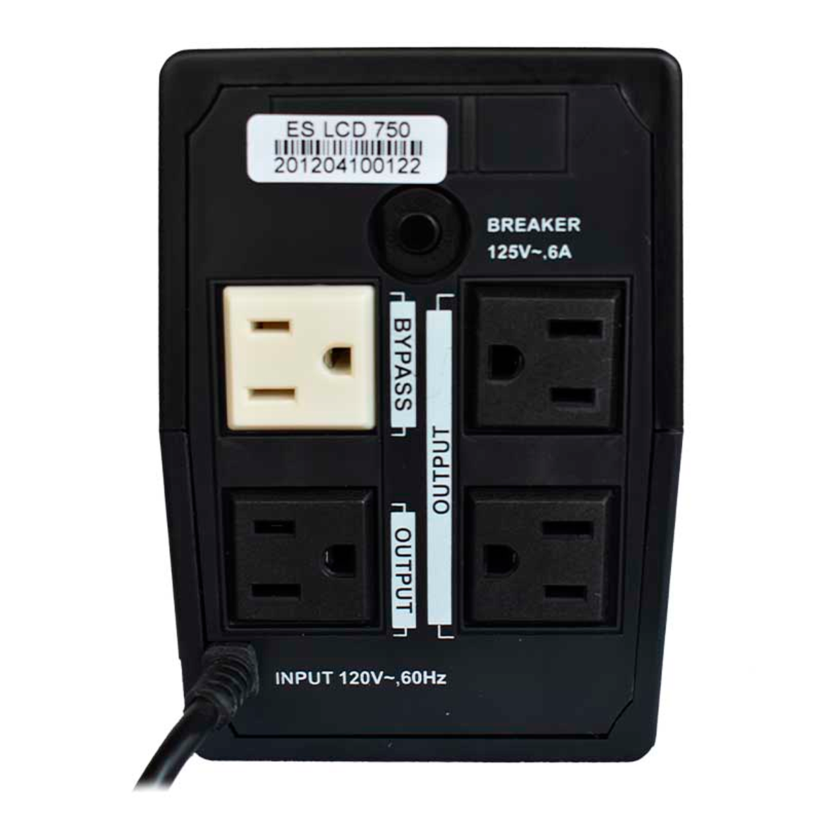 Ups de 750va/375Watts, 110V/60HZ, LCD, Línea Interactiva | BRUPS750VALCD - BROCS