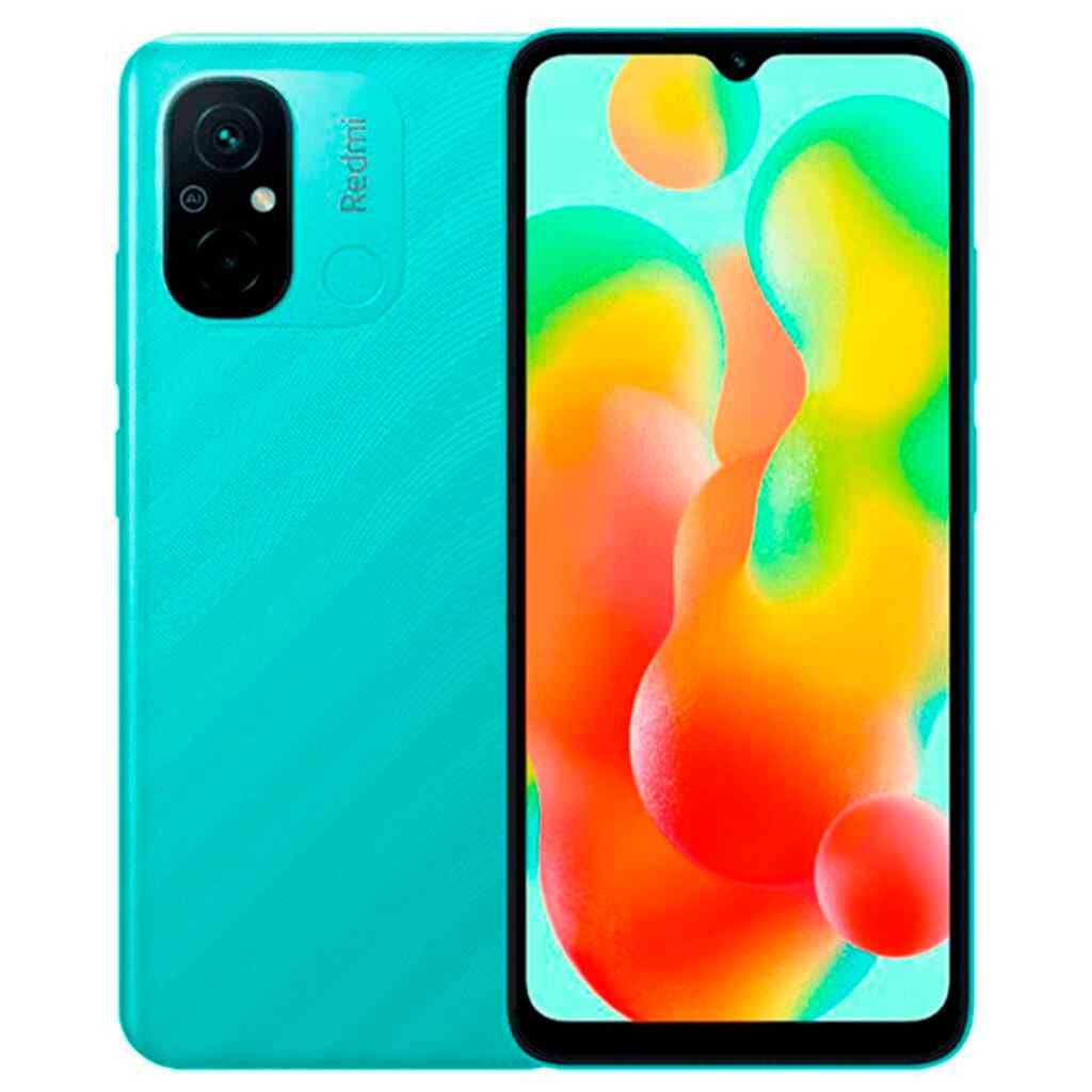Celular Redmi 12C US 6,7plg. 128GB 4GB RAM Dual SIM Verde Menta | Xiaomi