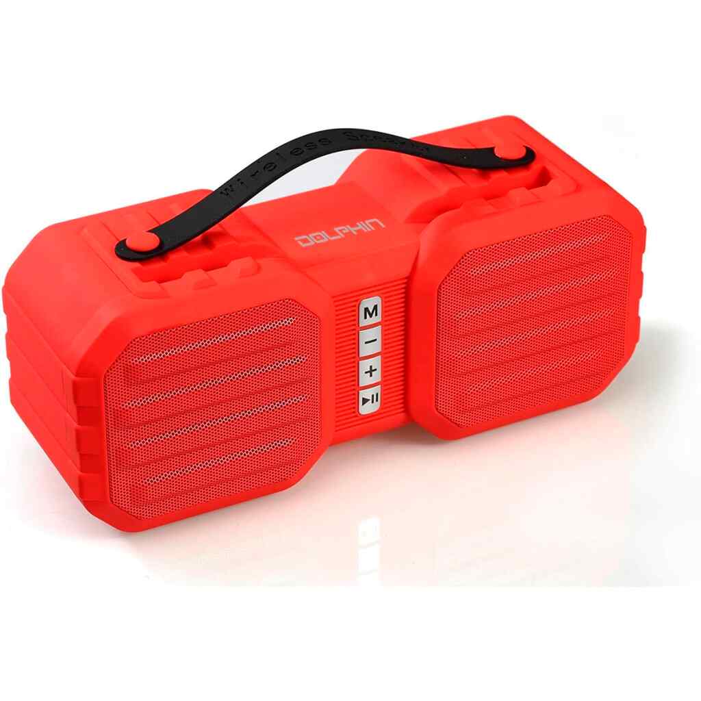 Bocina Recargable Portatil Bluetooth | SPB-8X RED - DOLPHIN