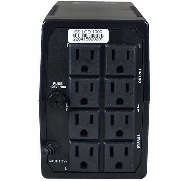 UPS De 1000va/500Watts, LCD, Linea Interactiva, 110V/60HZ (8 Salidas ...