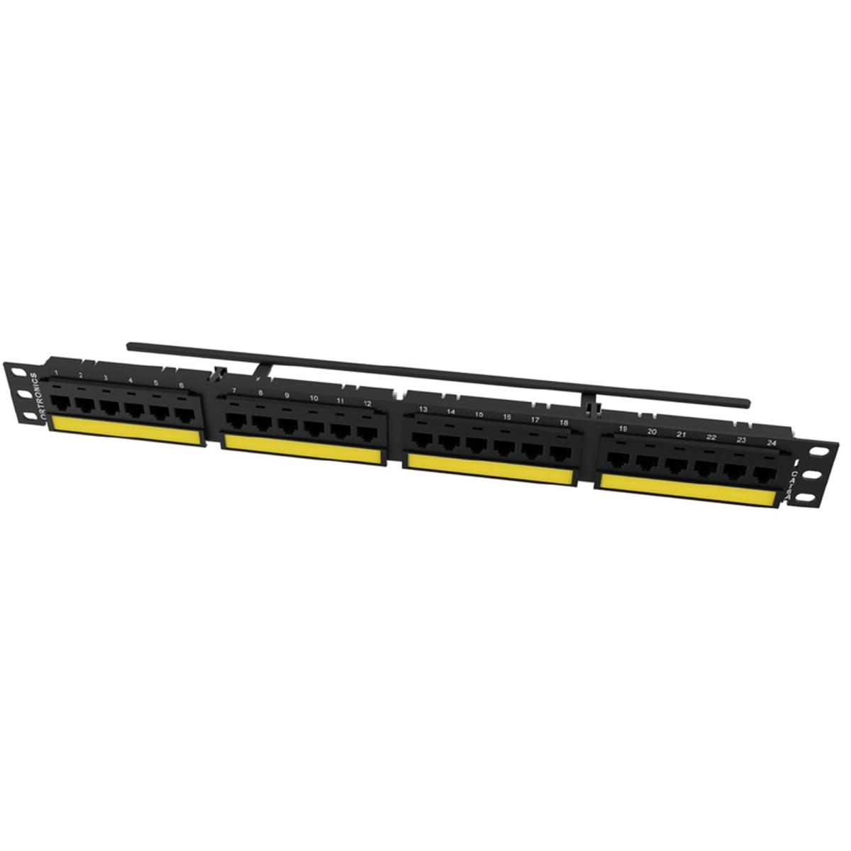 Patch Panel cargado de 24 puertos 110 , Categoria 6A TechChoice, 1RU ...