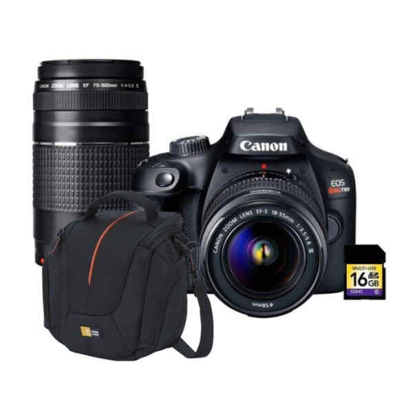 Camara Reflex EOS Rebel T100 KIT Premium | T100KIT – CANON