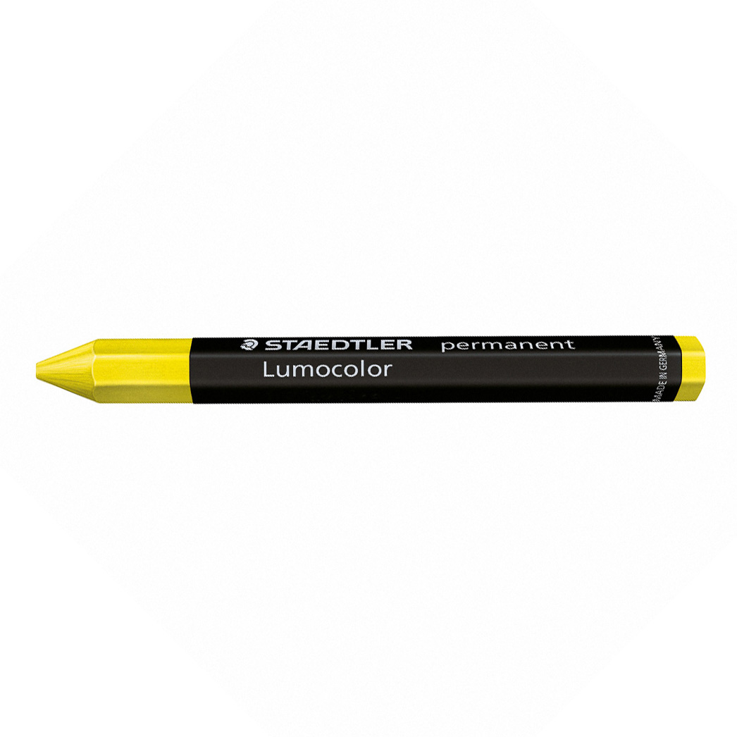 Crayon De Cera Staedtler Universal Lumocolor 236 Amarillo