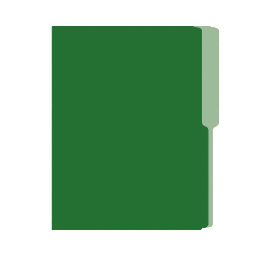 Folder Flashfile Carta Verde Obscuro (5X100)