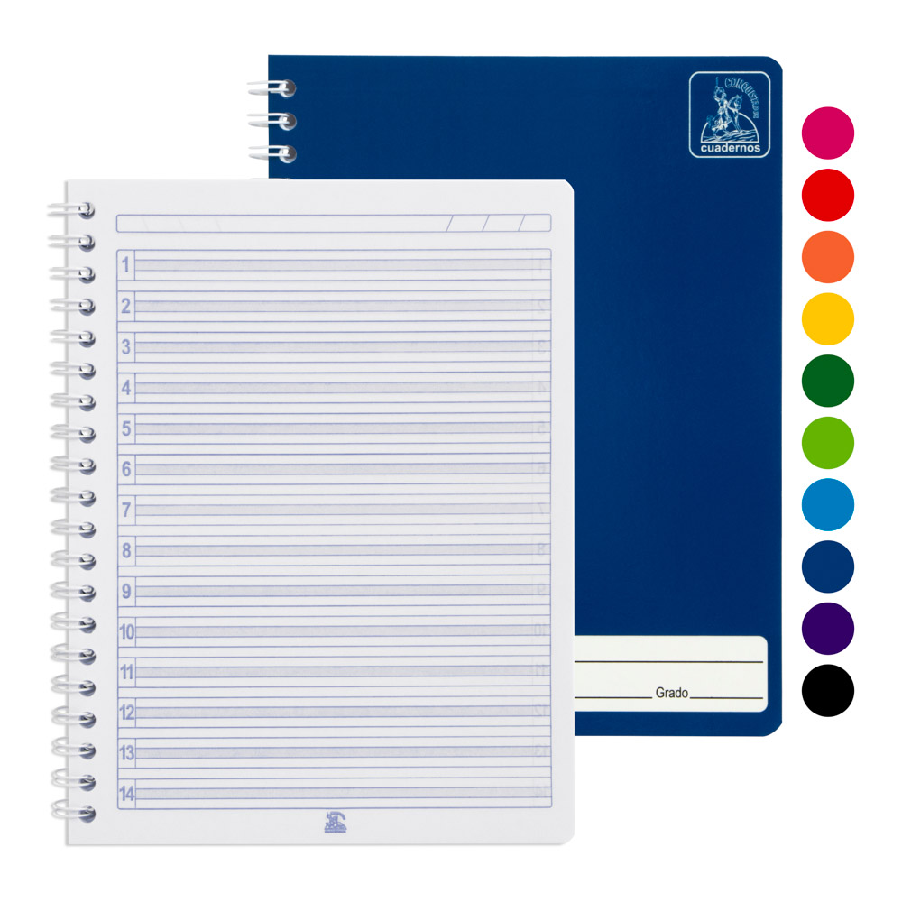 Cuaderno Doble Anillo Conquistador 100H. 3099 Doble Linea (50)