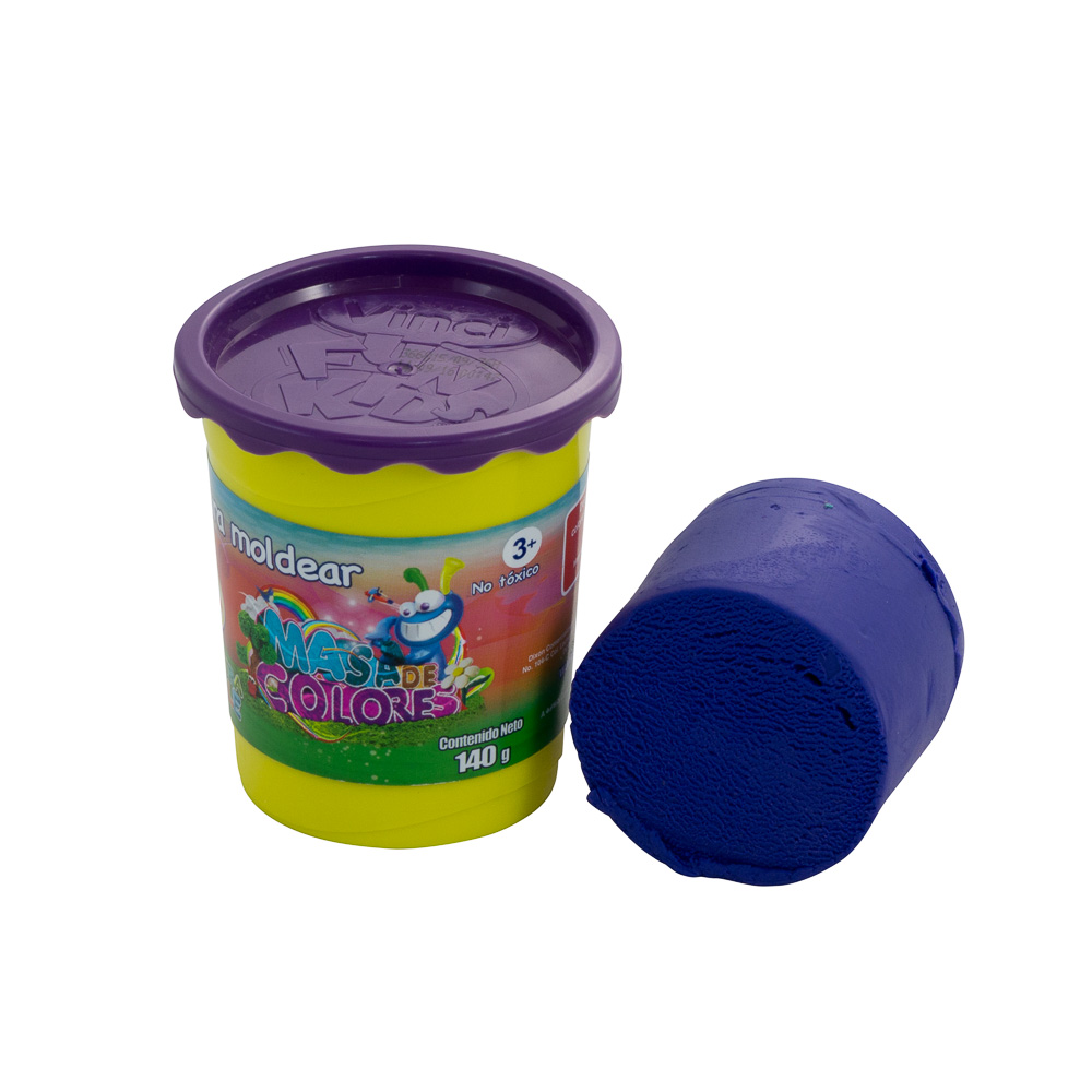 Masa Moldeable Vinci Fun Kids Bote De 140 Grs. Violeta (18)