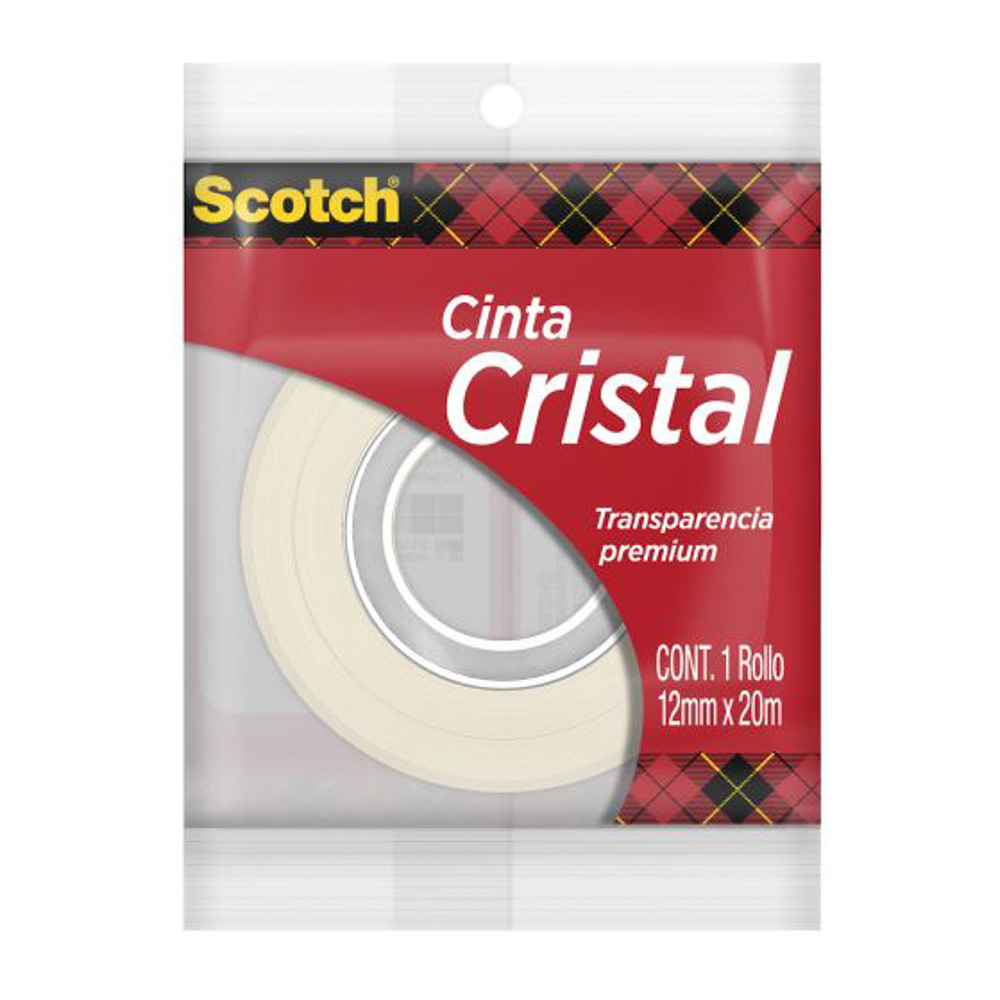 Cinta Adhesiva Scotch 1220B/600 Cristal 12Mm X 20M (144)/(18)