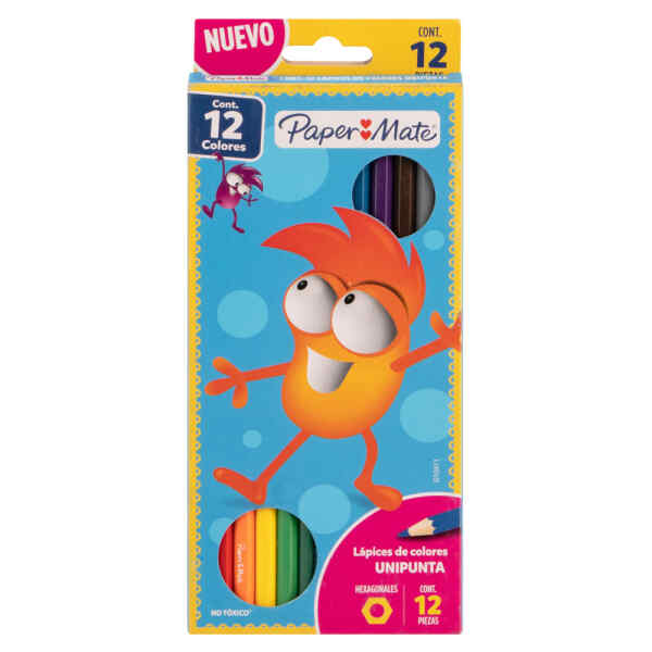 Crayon De Madera Paper Mate 12 Col. Largo (8X6) – Shopper Mall