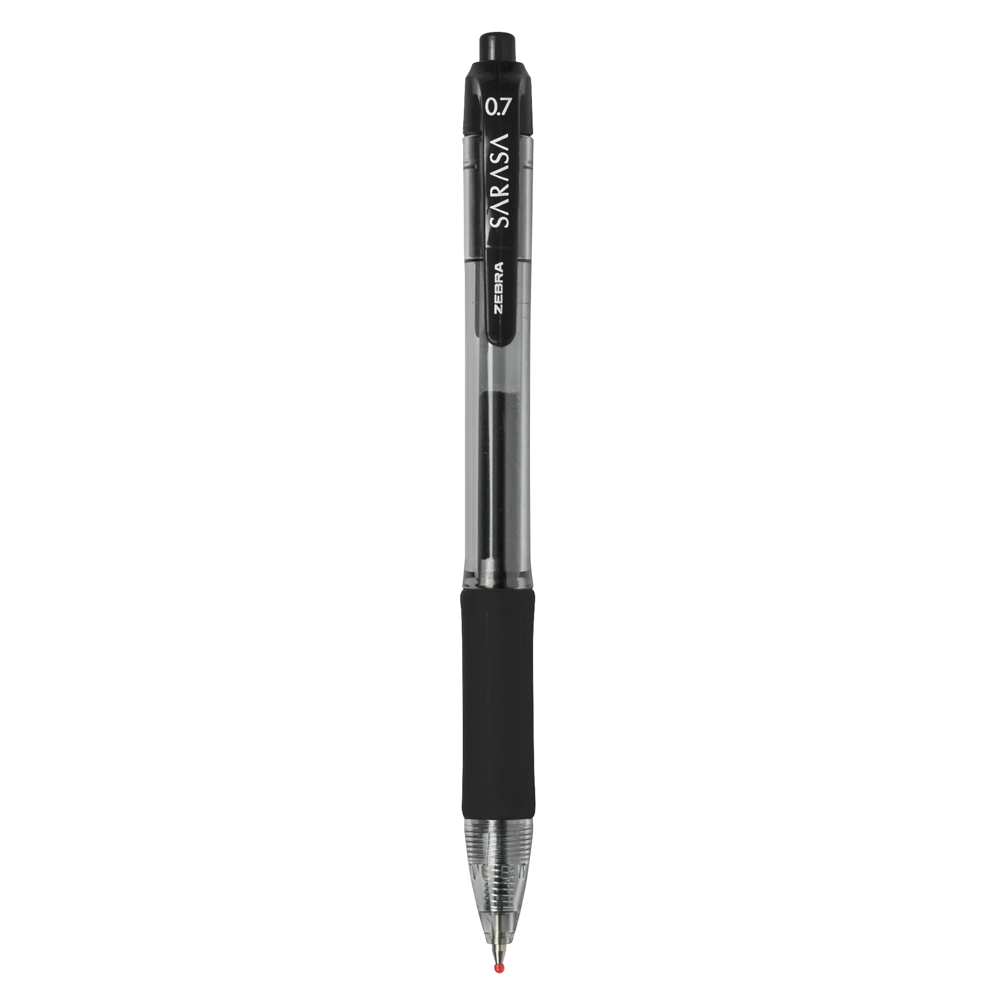 Boligrafo Zebra Sarasa Retractil Tinta Gel 0.7Mm Negro (3X12)